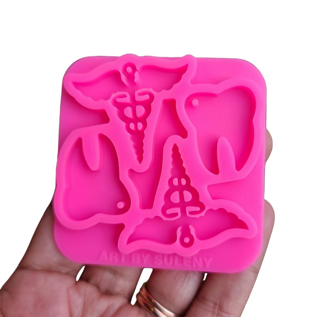 Molde signo de medicina y muela – Art By Suleny Craft Store E.I.R.L.